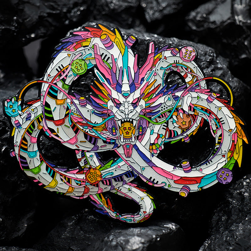 "Cyberpunk Shenron" Pin – Sakular
